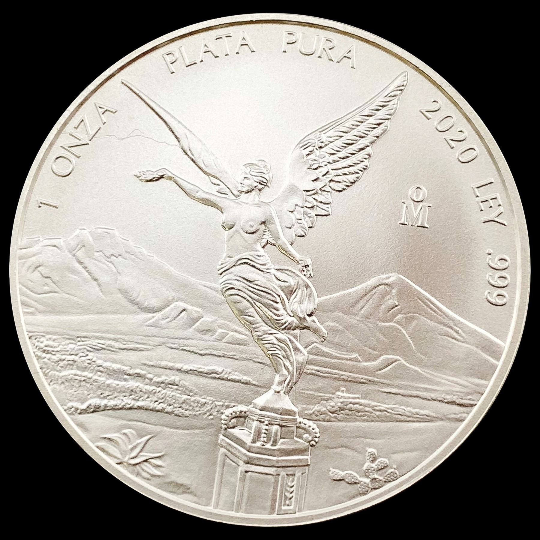 2020Mo Mexico Silver Onza 1oz GEM BU