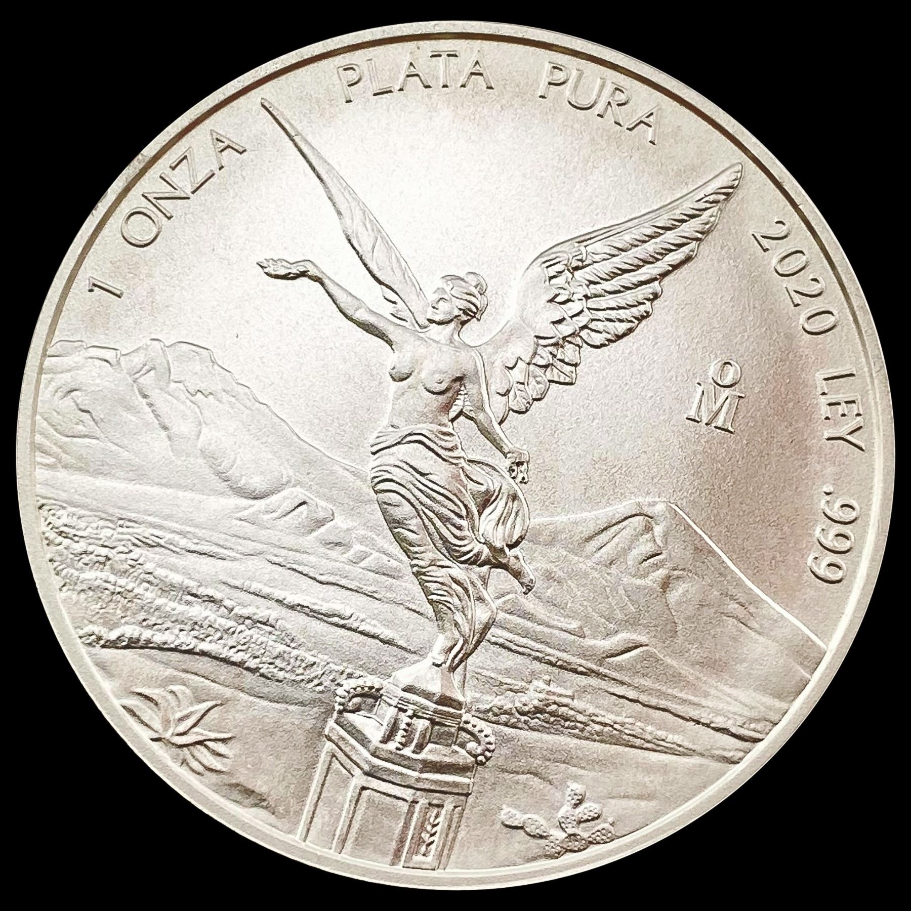 2020Mo Mexico Silver Onza 1oz GEM BU