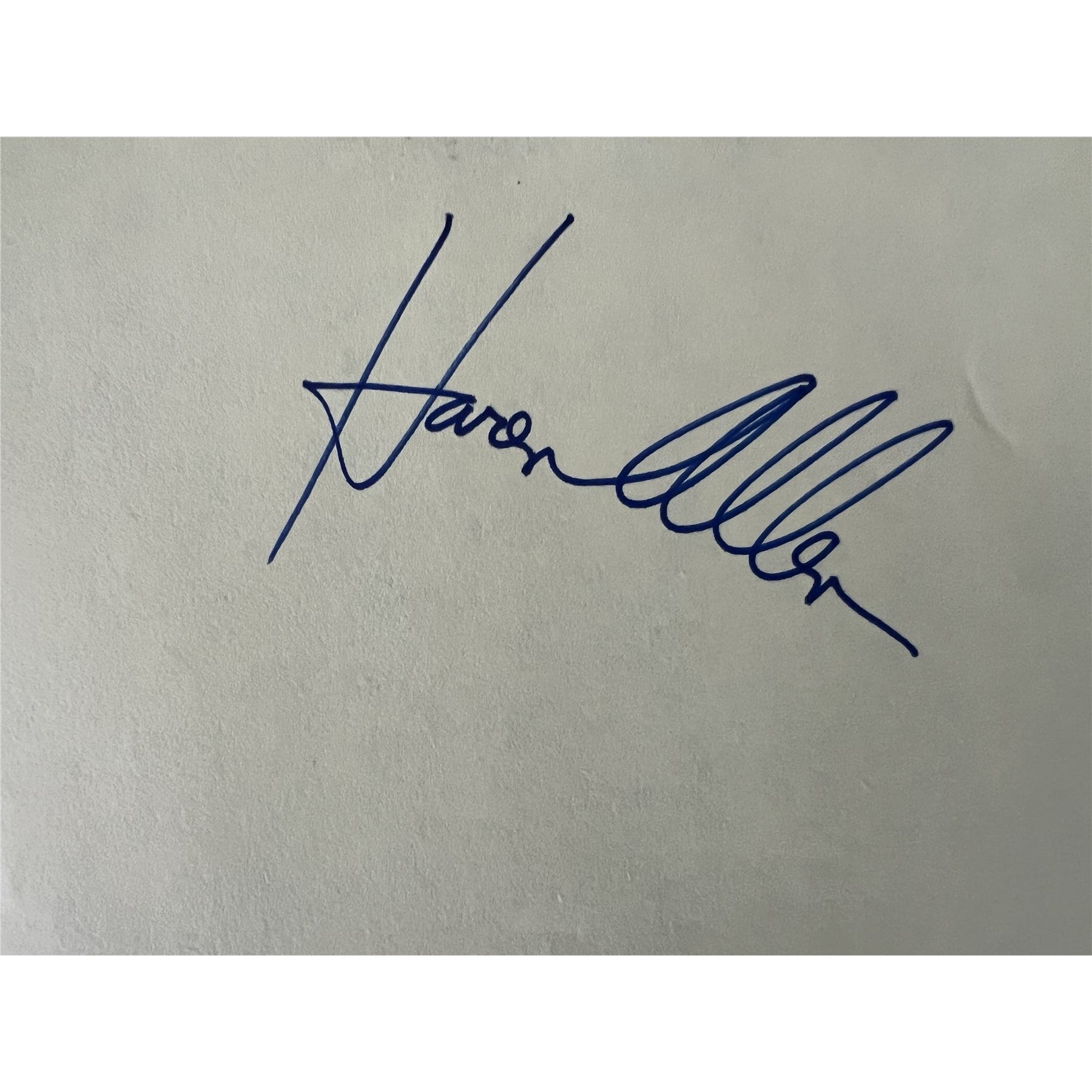 Raiders of the Lost Ark Karen Allen autograph