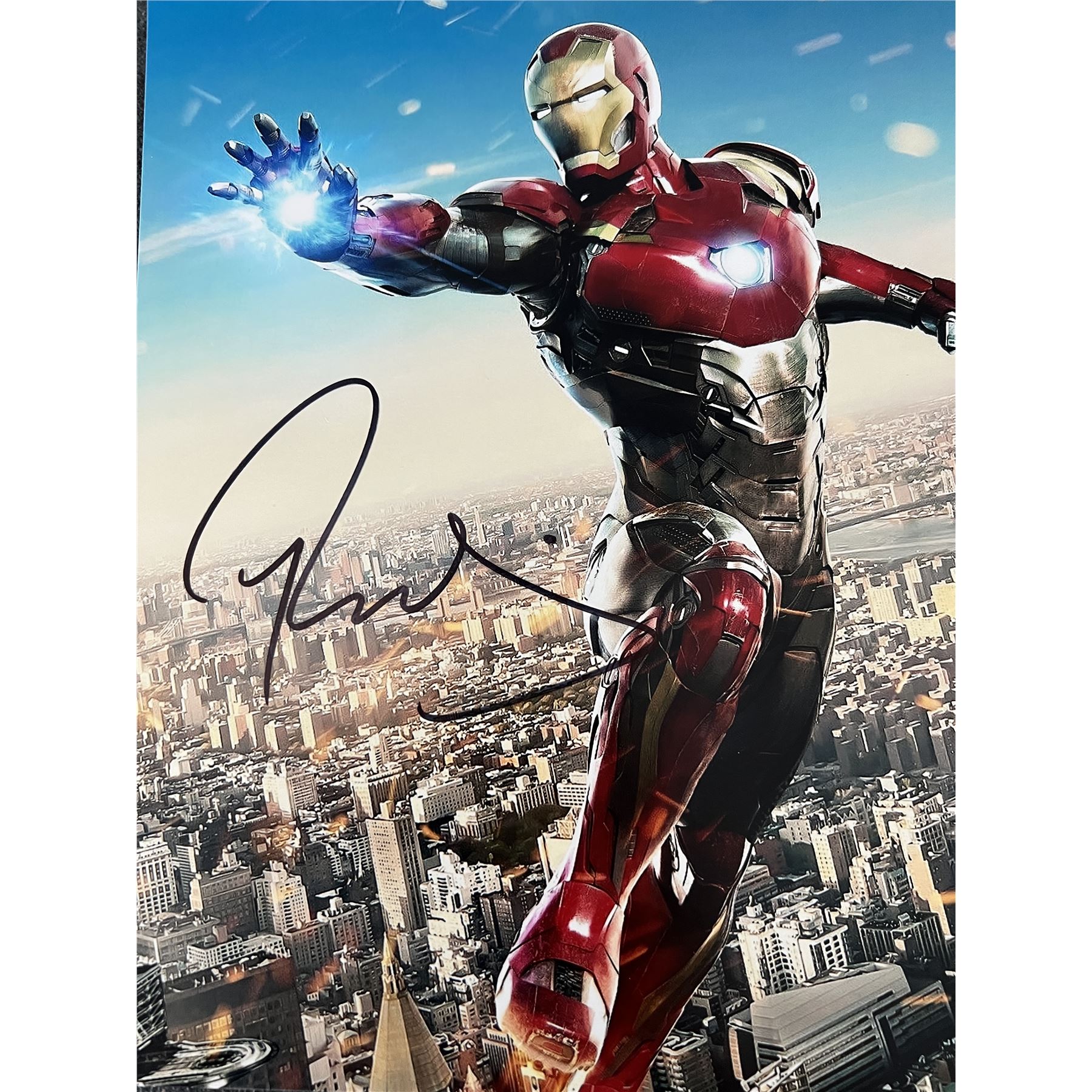 Iron Man Robert Downey Jr. signed photo