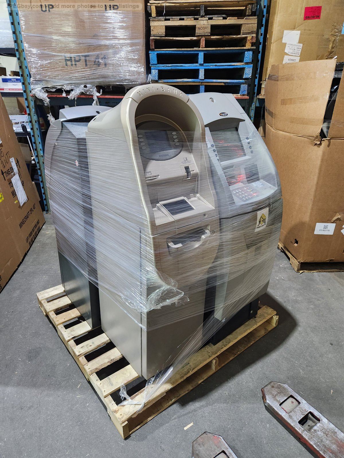Pallet of 4 ATM Bank Machines
