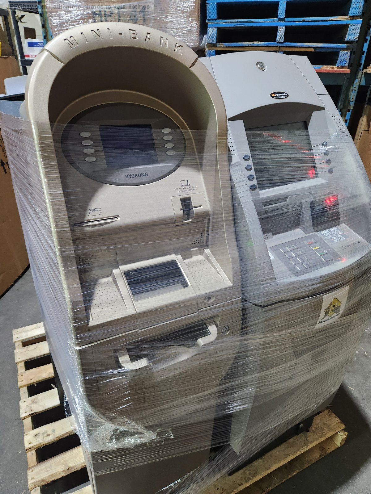 Pallet of 4 ATM Bank Machines