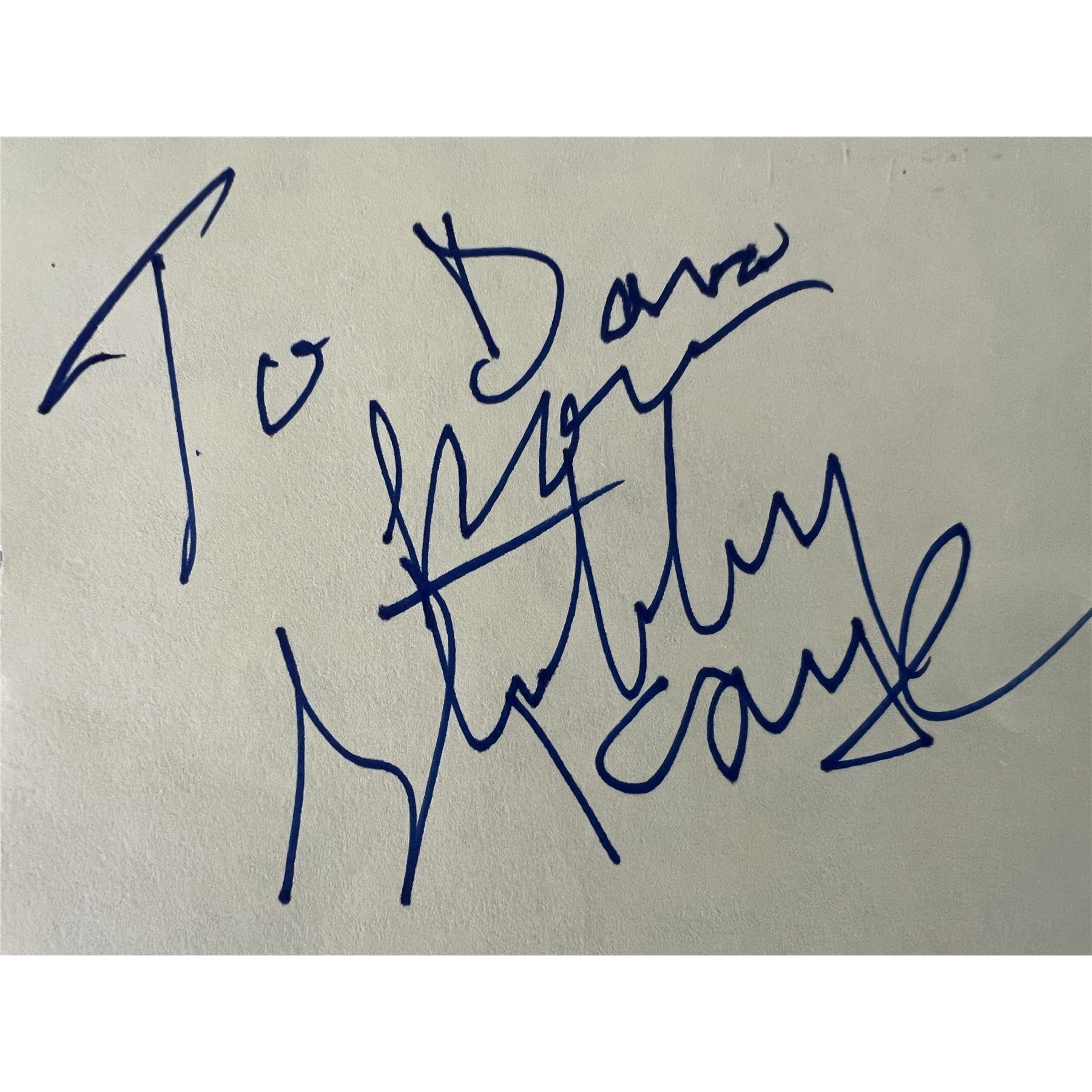 Guys and Dolls Stubby Kaye autograph