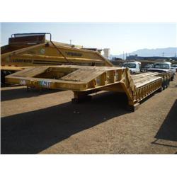 LOAD KING 403LF 40 TON TRI-AXLE LOWBOY TRAILER, s/n 504988: