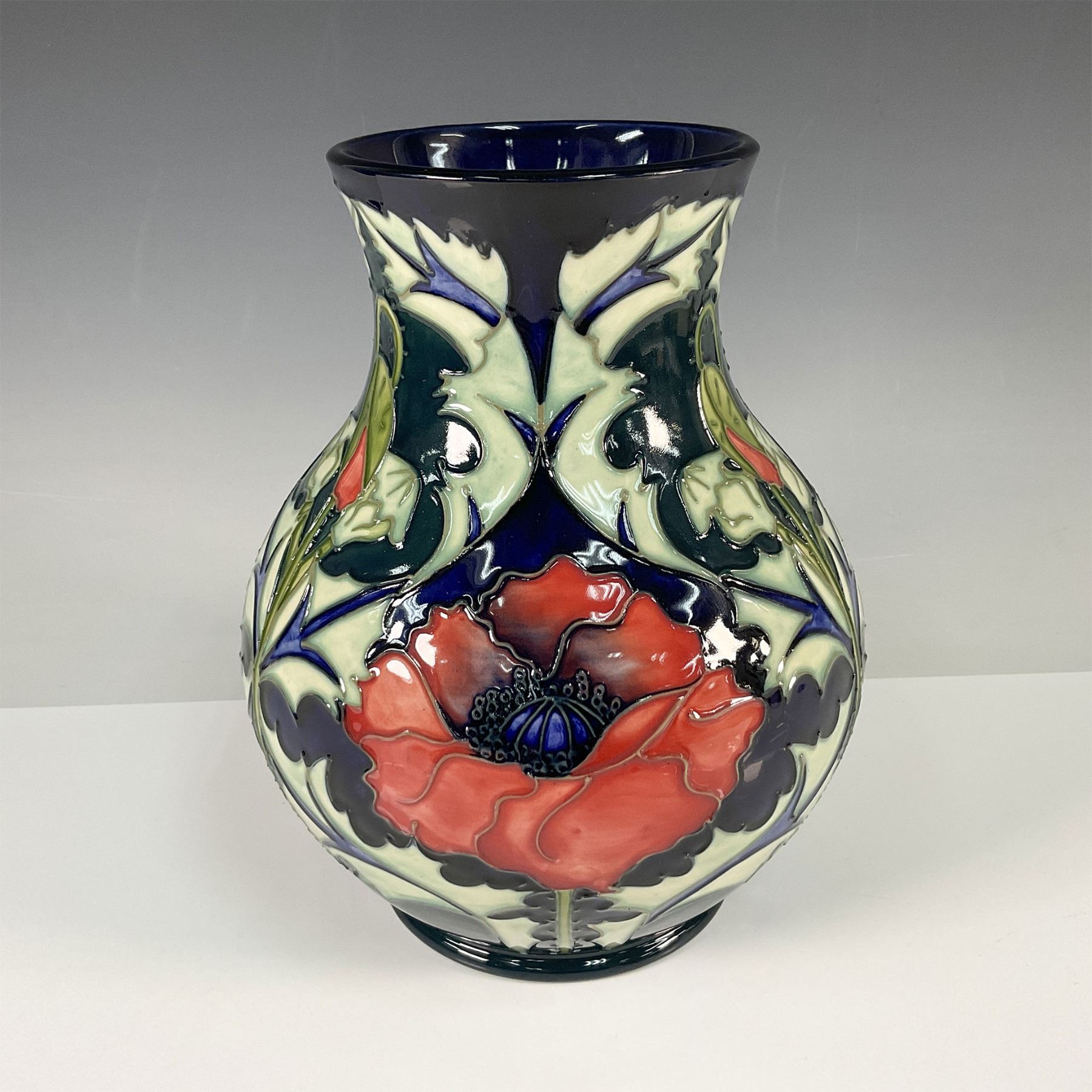 Moorcroft Pottery by Rachel Bishop Vase, Poppy
