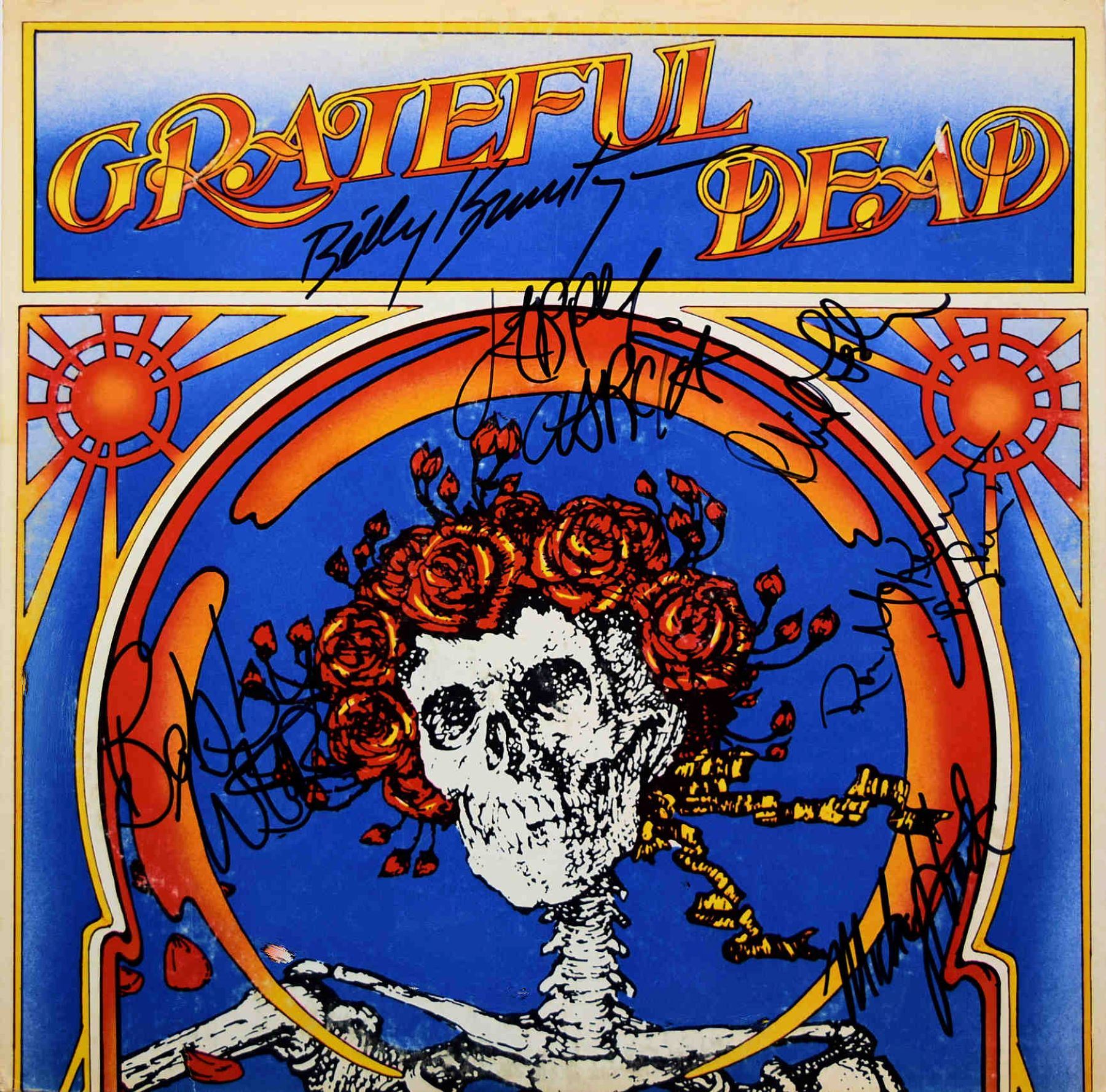 The Grateful Dead signed Live 2 LP album
