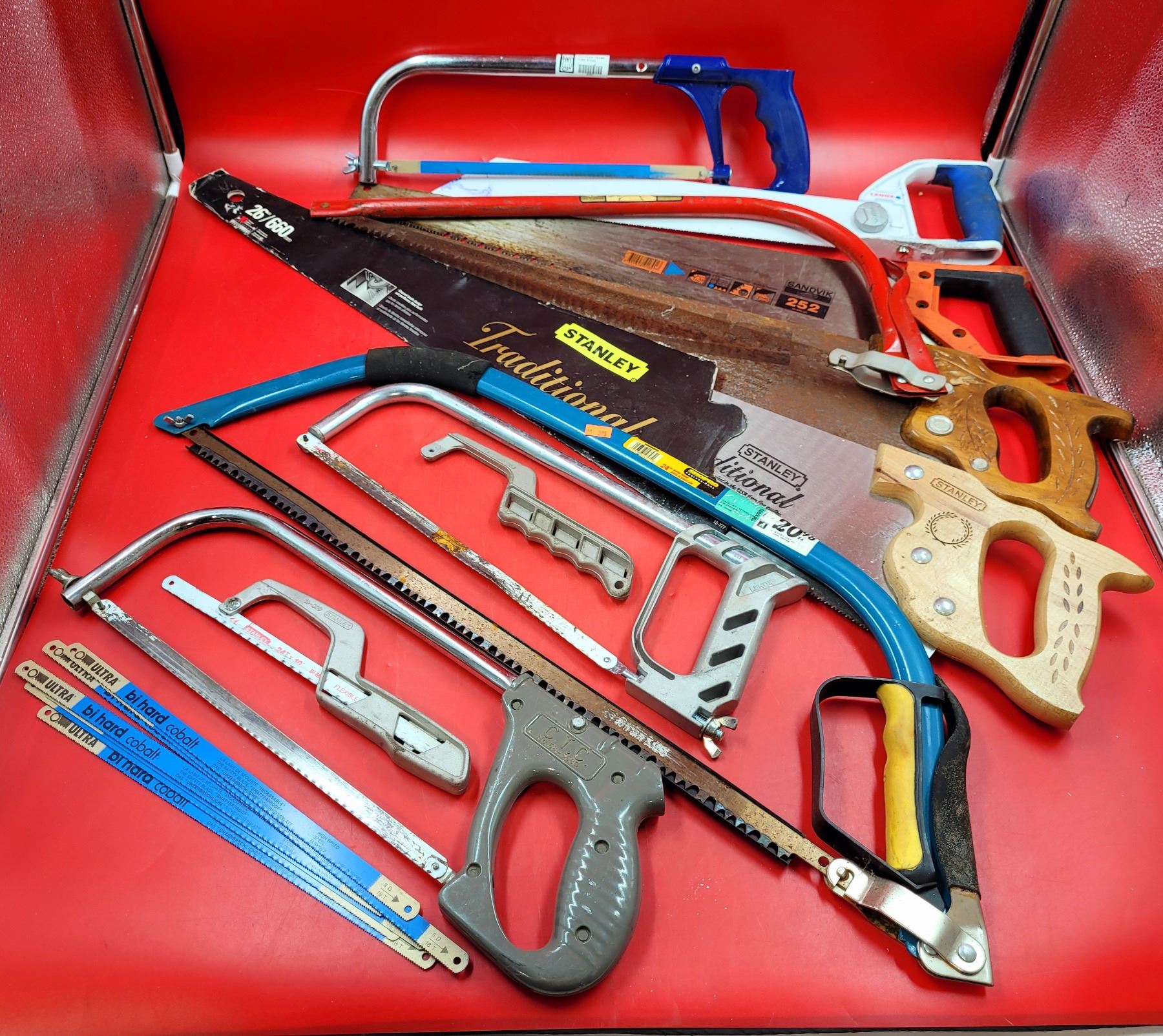 Stanley Traditional Hand Saw, Cross Cut Saw & Hand Saw Lot