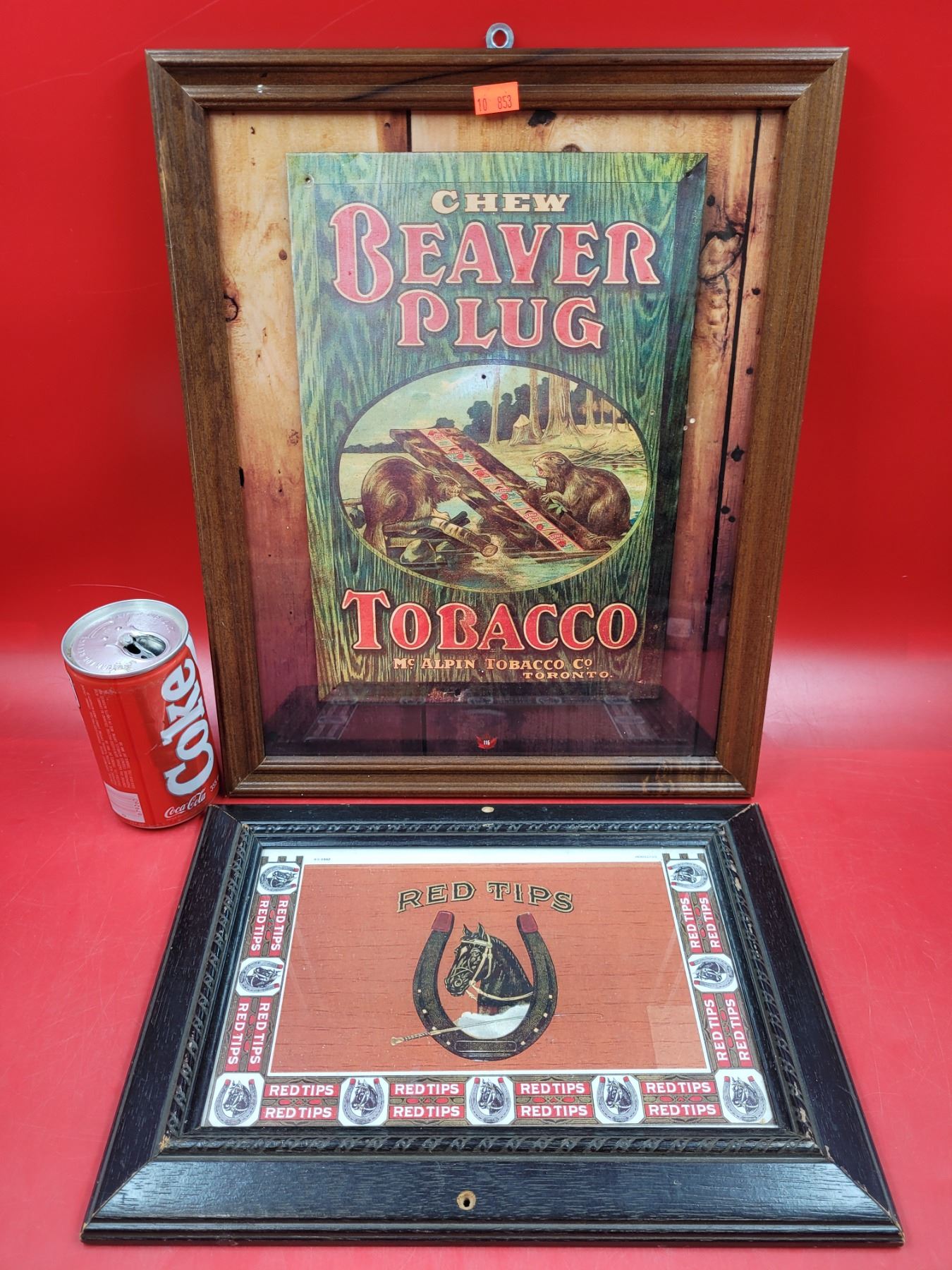 Framed Tobacco/Cigar Advertising Posters