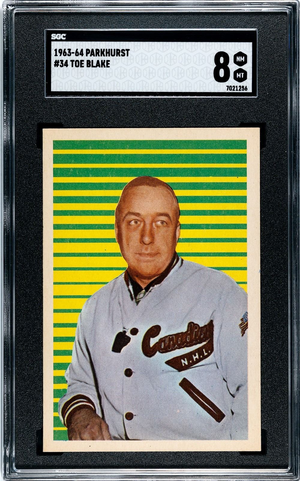 1963-64 Parkhurst #34 Toe Blake (SGC 8)