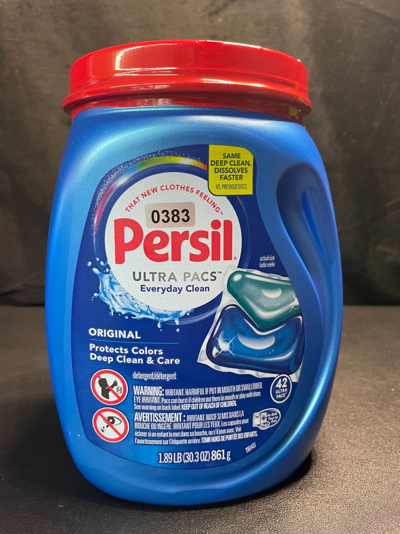 1 Tub of Persil Original Ultra Pacs Everyday Clean Laundry Detergent ...