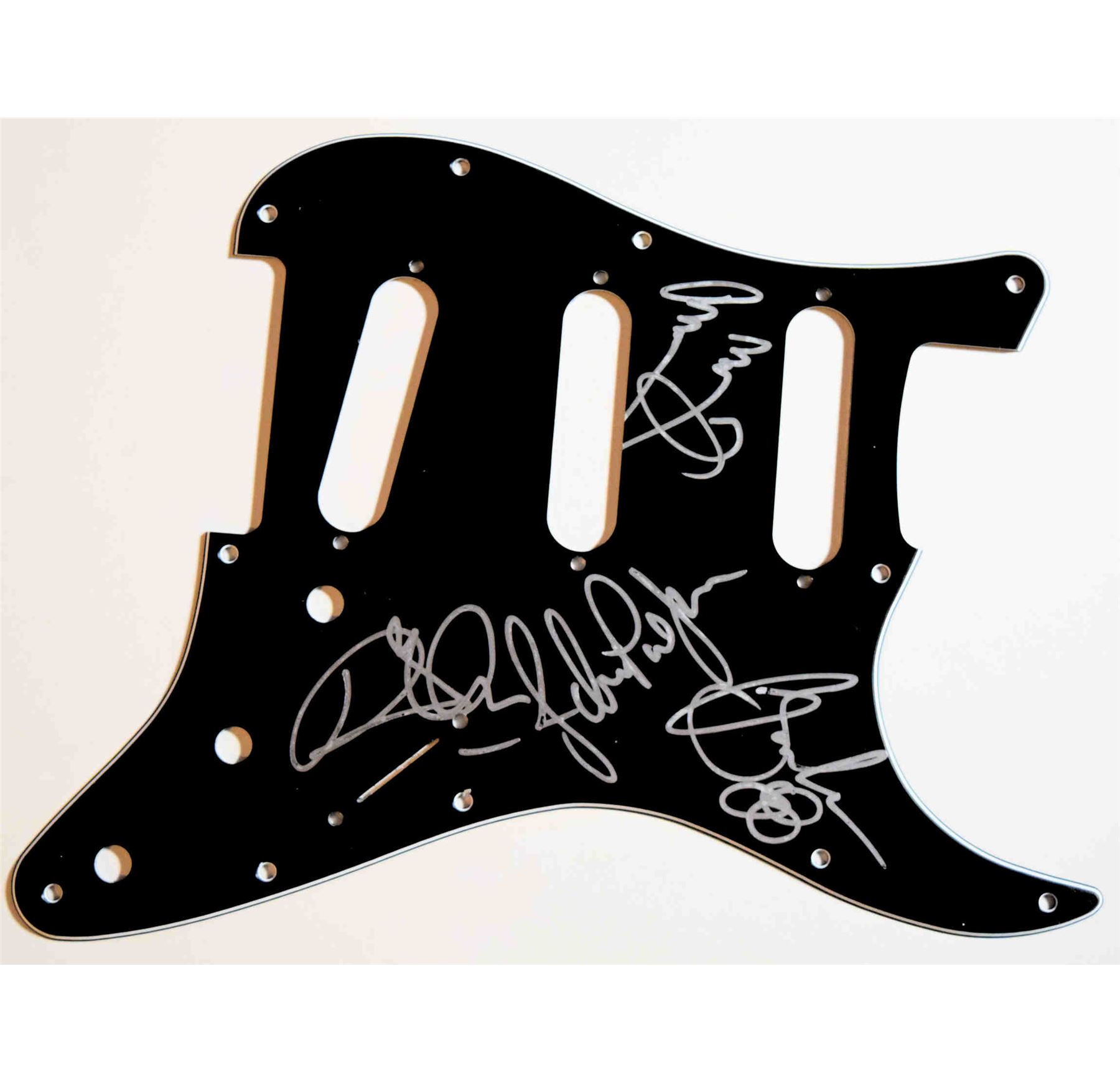 Led Zeppelin signed pickguard
