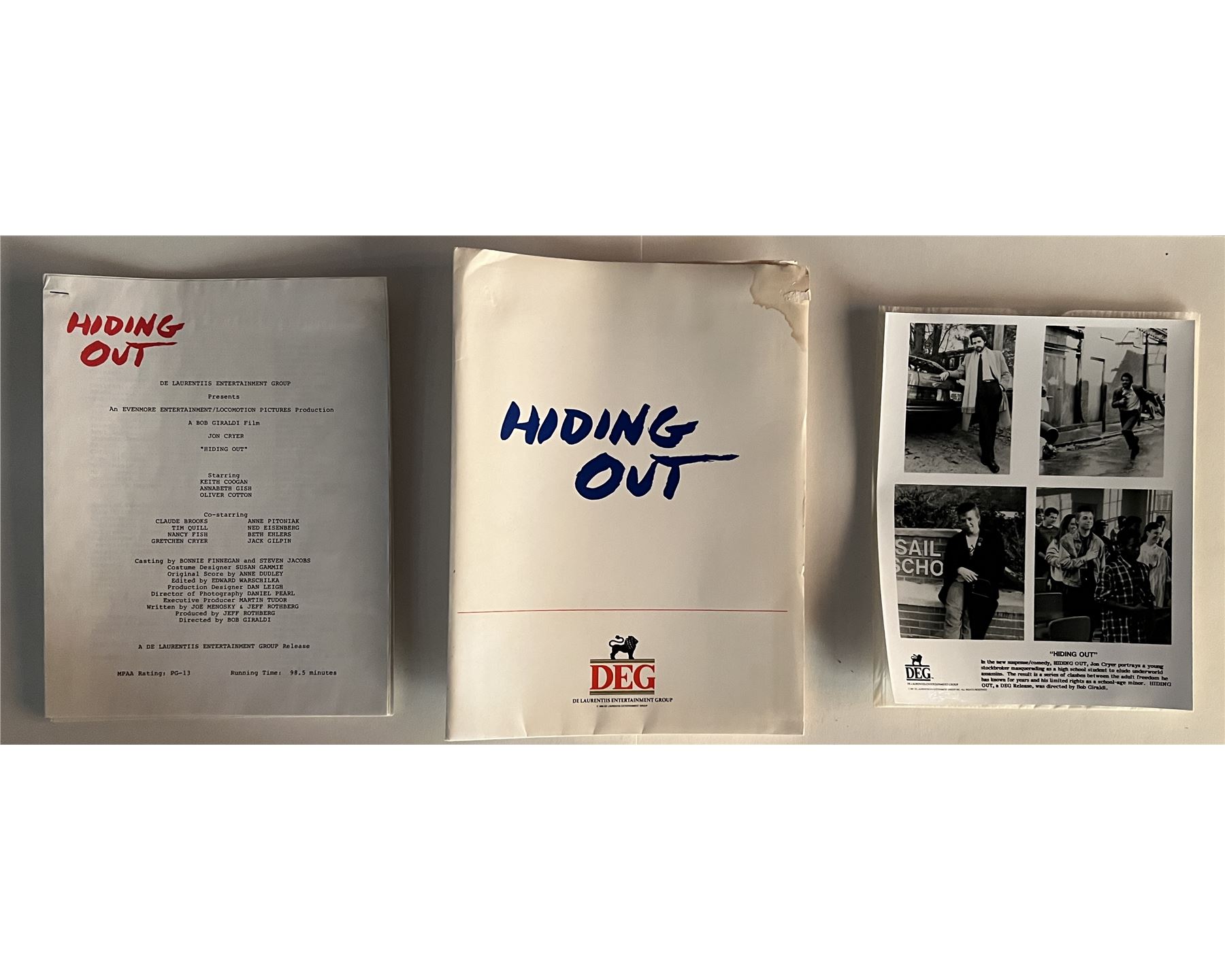 Hiding Out press kit