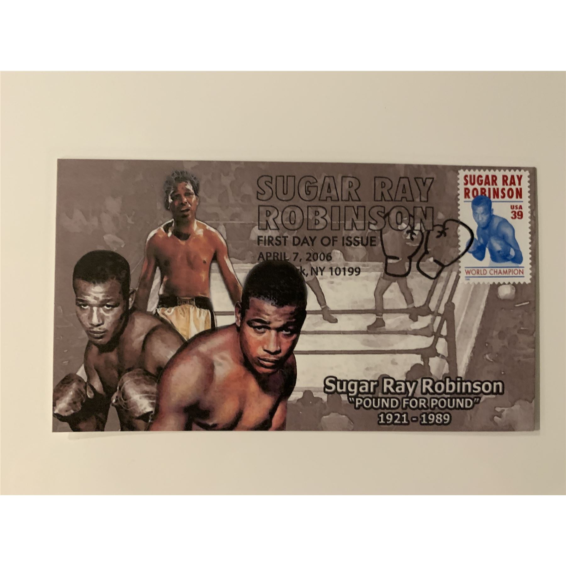 Sugar Ray Robinson FDC