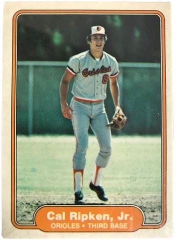 1982 Cal Ripken, Jr. Orioles Card