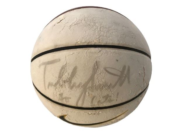 Tubby Smith signed basketball