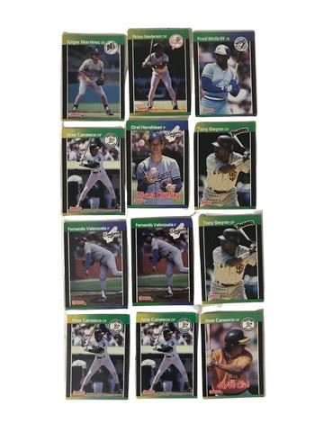 Late 80s Donruss Baseball cards Collection