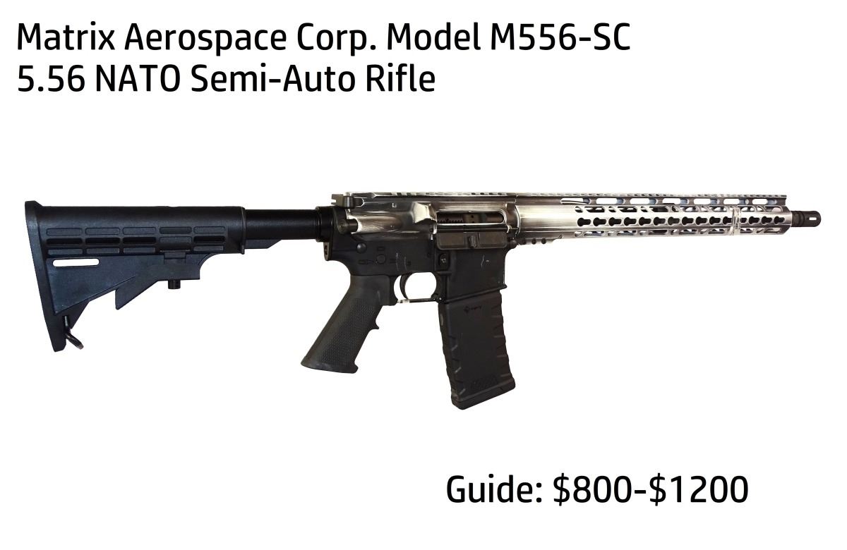 Matrix Aerospace Model M556-SC 5.56 NATO Grey Rifl