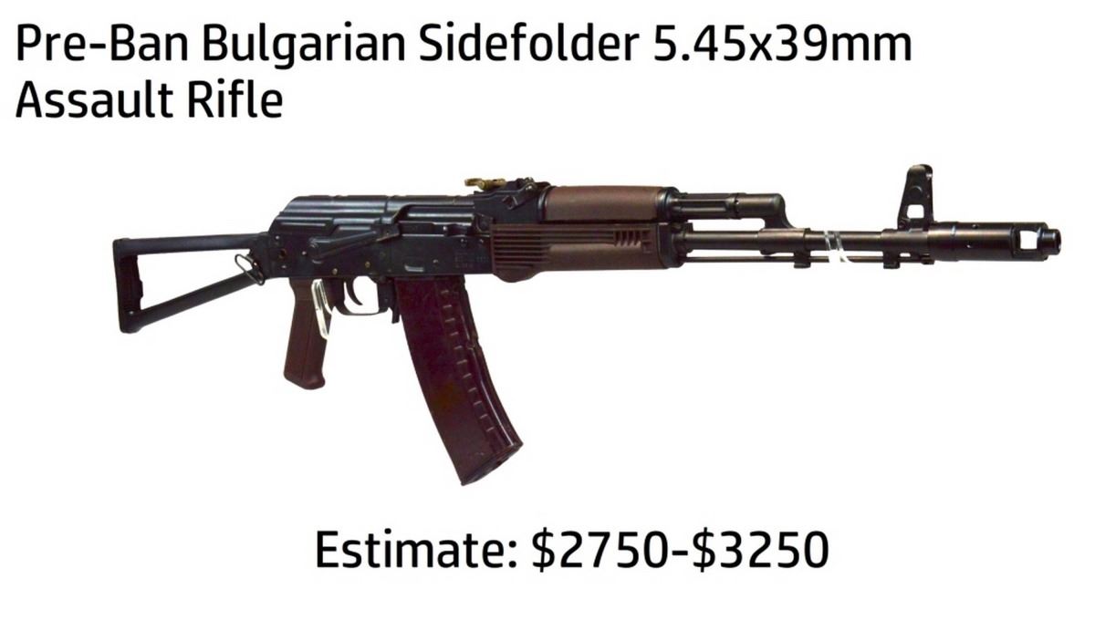 Pre-Ban Bulgarian Sidefolder 5.45x39mm Rifle