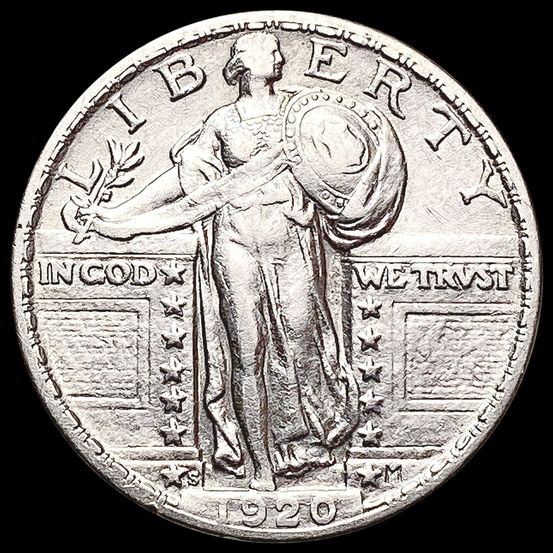 1920-S Standing Liberty Quarter UNCIRCULATED