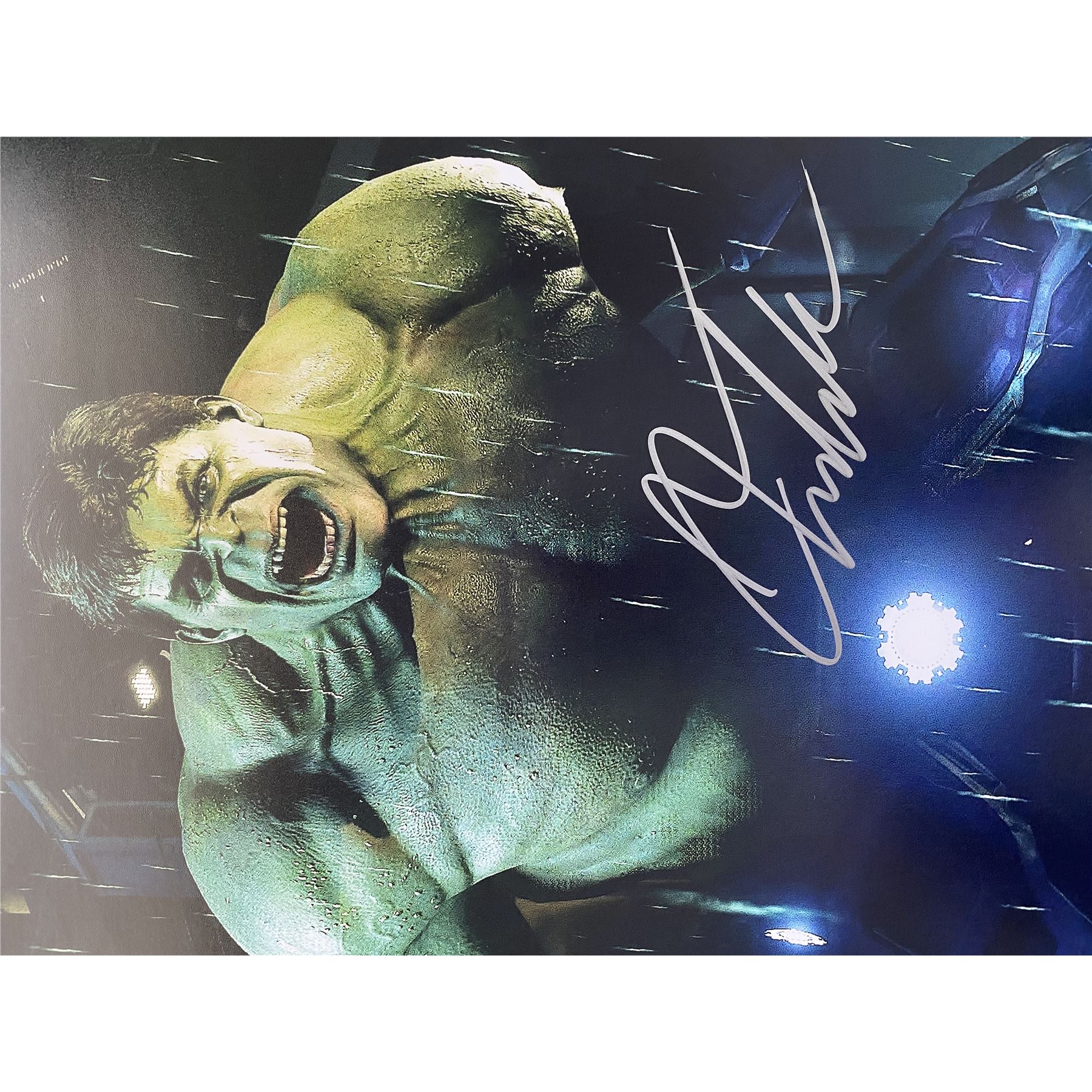 The Hulk Mark Ruffalo signed photo