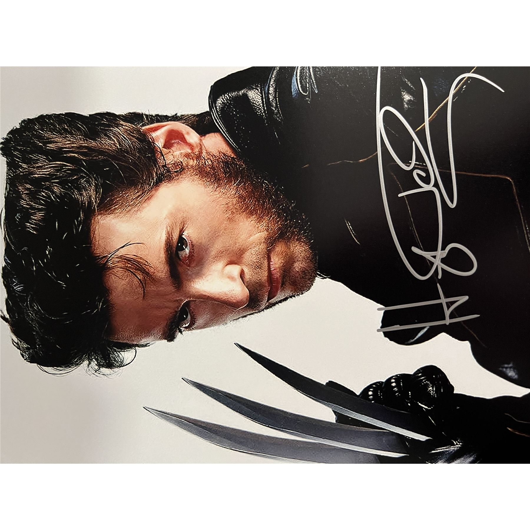 Wolverine Hugh Jackman signed movie photo