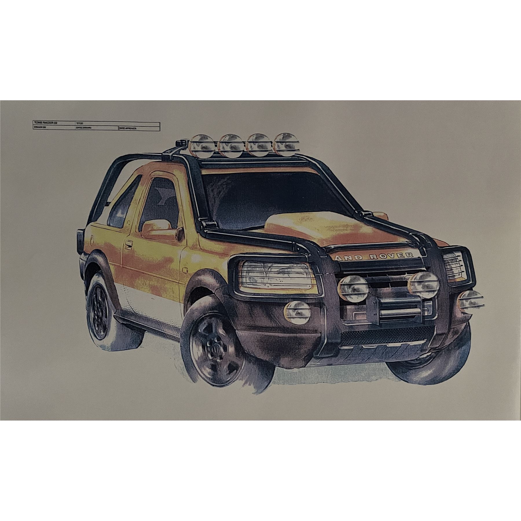 Lara Croft Tomb Raider Paramount Pictures concept art