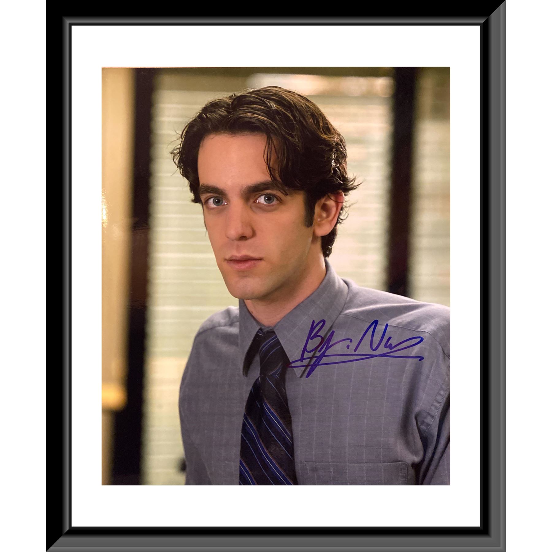 The Office B. J. Novak signed photo. 8X10 Inches