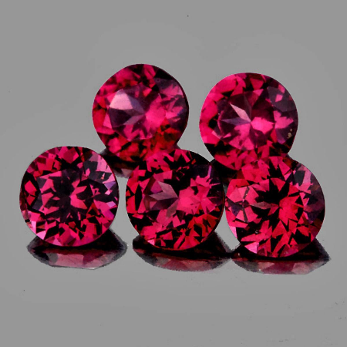 Natural Burma Red Spinel 5 Pcs {Flawless-VVS1}