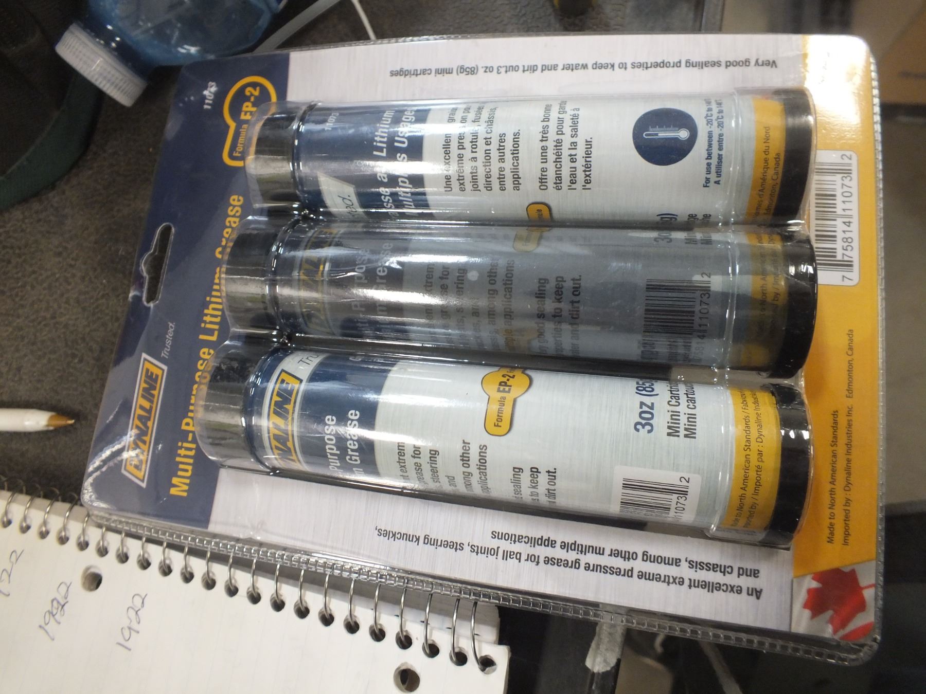 33 Packs Of Dynaline Multi Purpose Lithium Grease