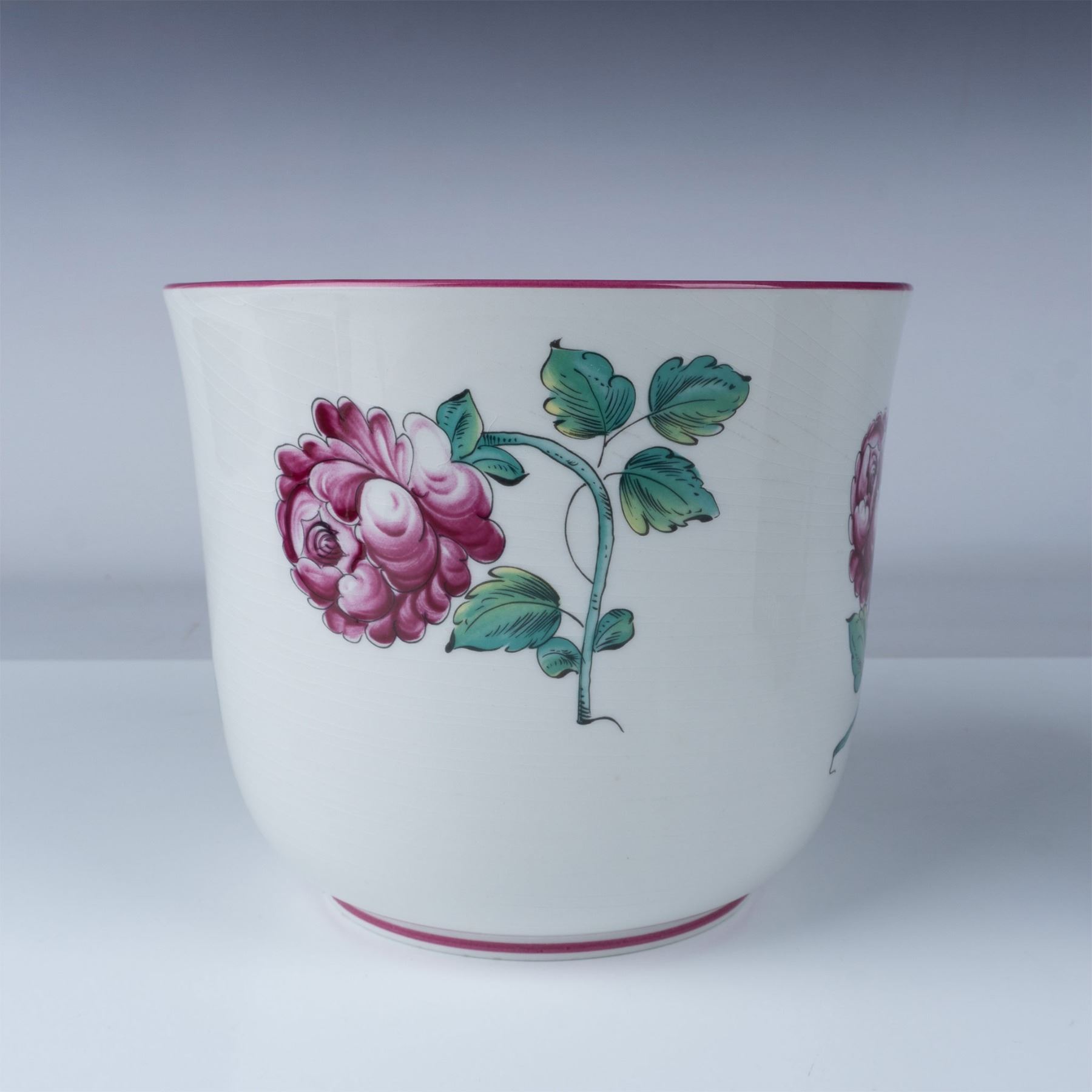 Tiffany & Co Strasbourg Flowers Porcelain Cachepot
