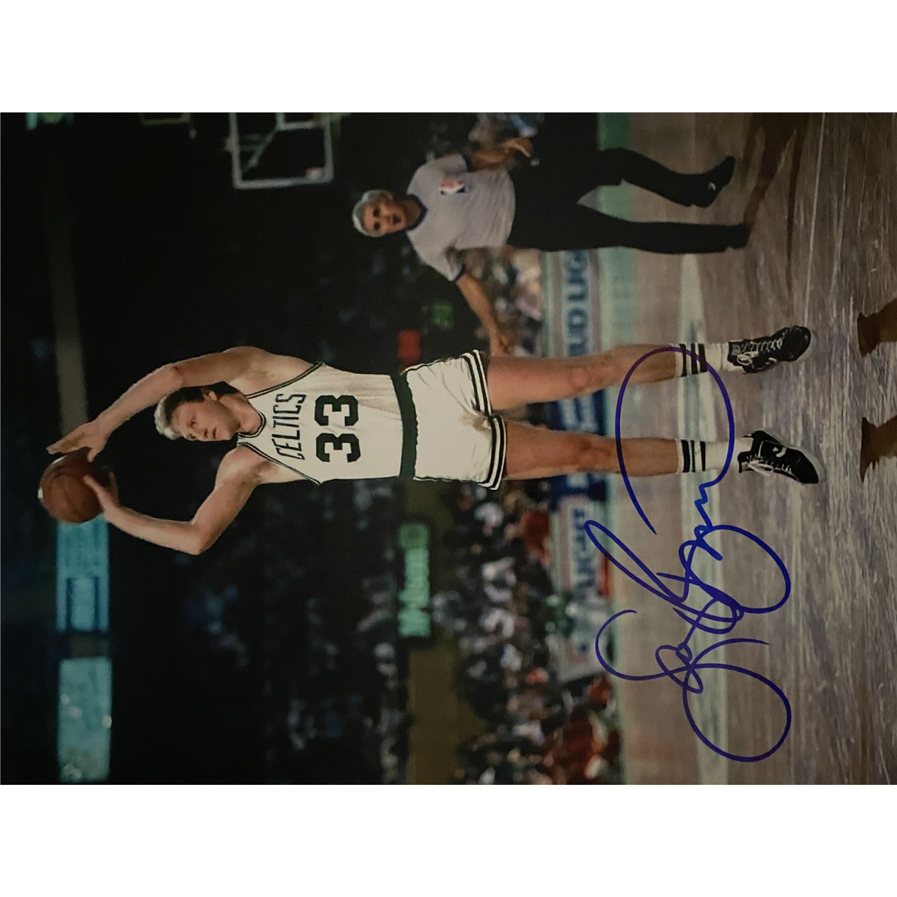 Boston Celtics Larry Bird signed photo