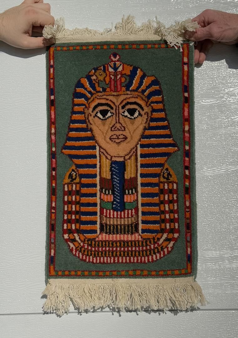 Persian Oriental King Tut Rug Mat