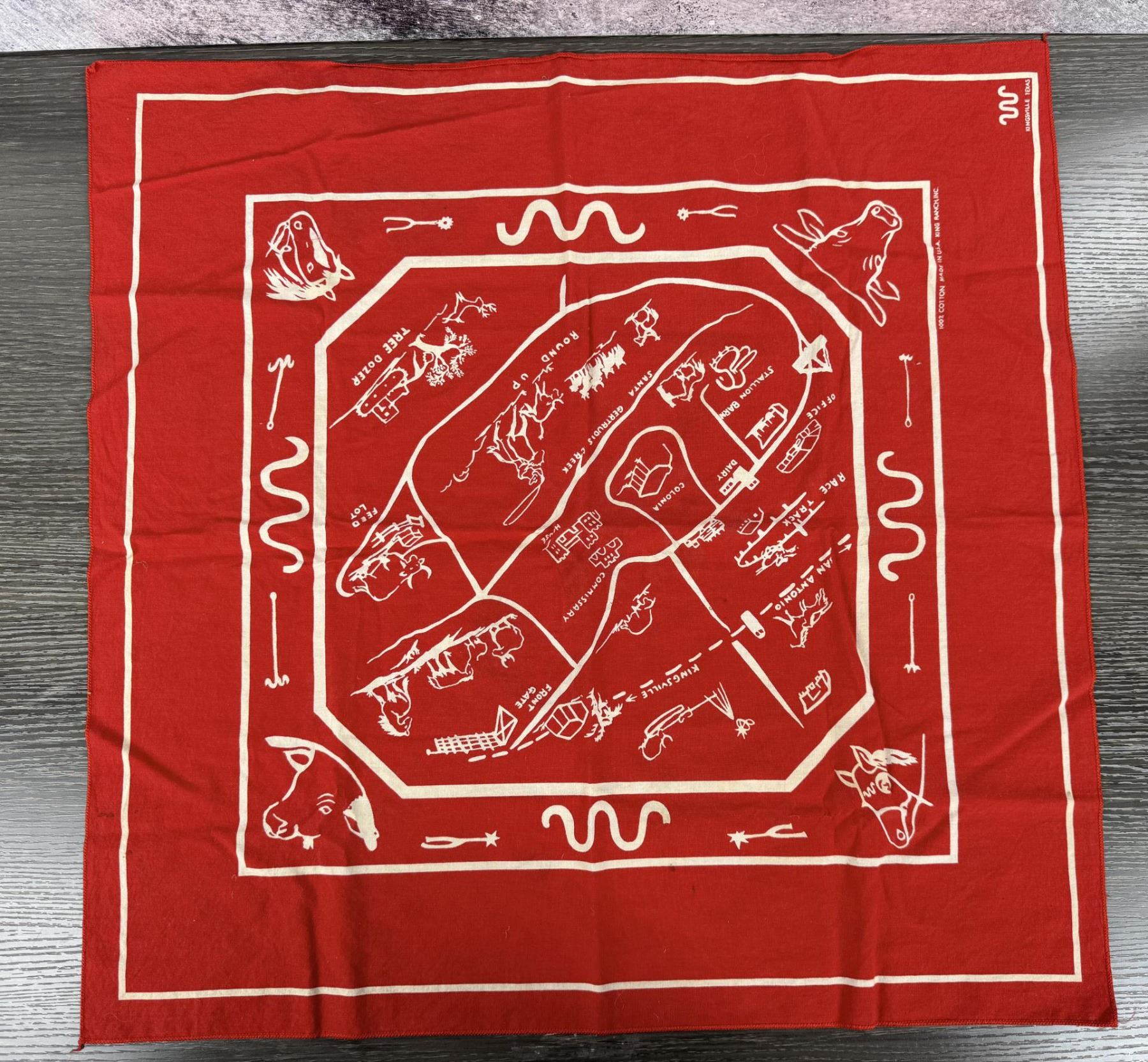 King Ranch Cowboy Bandanna Scarf