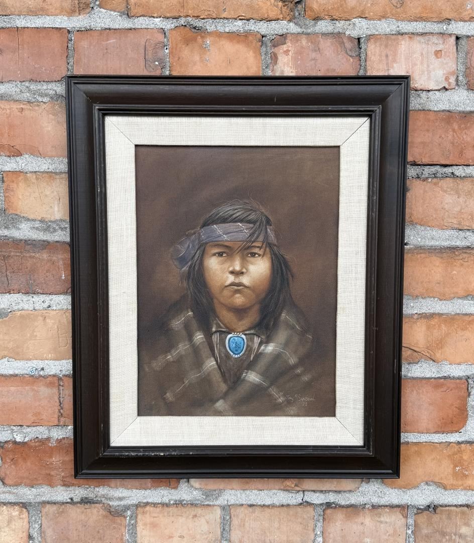 Tony Sandoval Montana Indian Painting