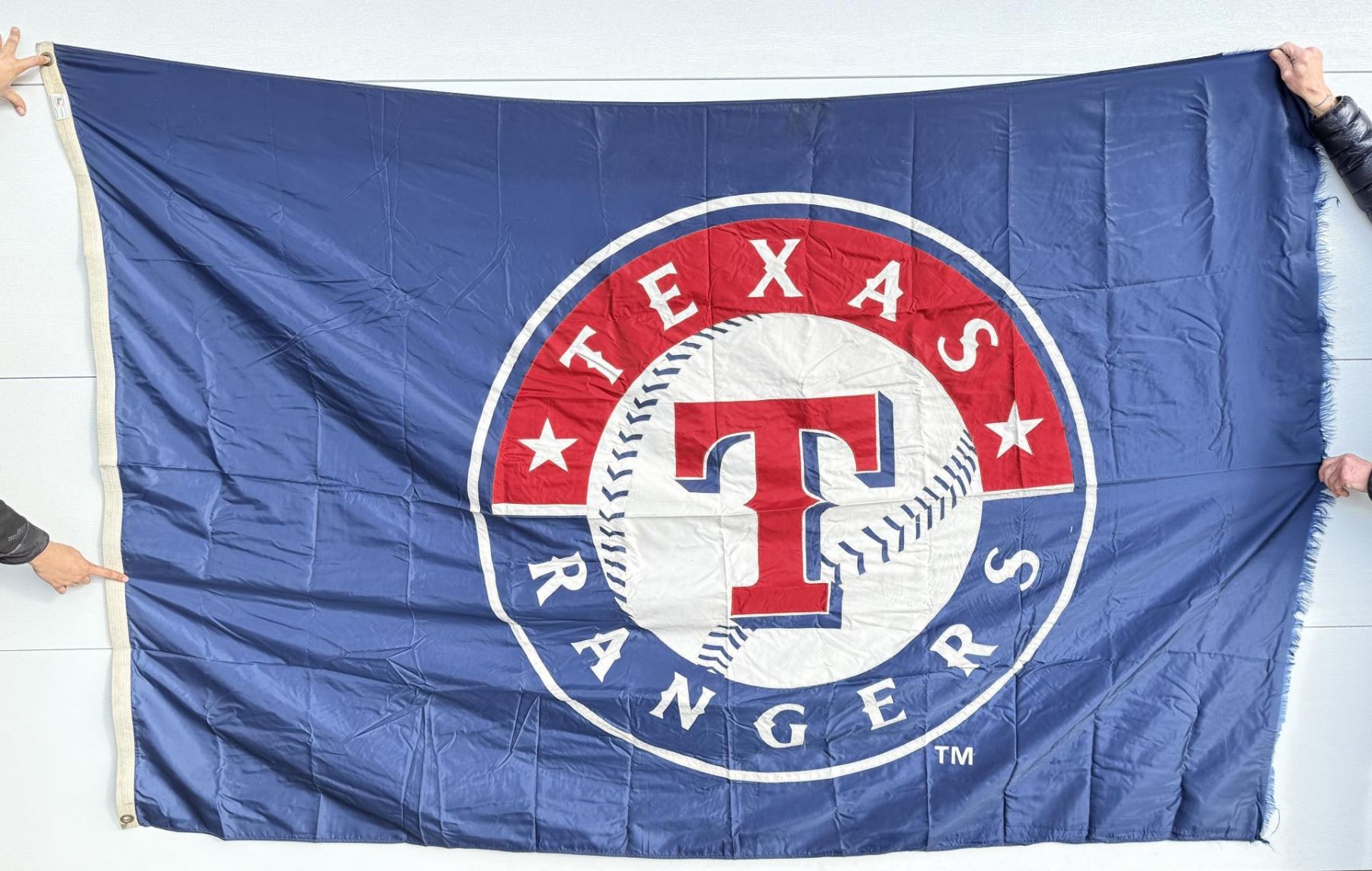 Texas Rangers Baseball Flag