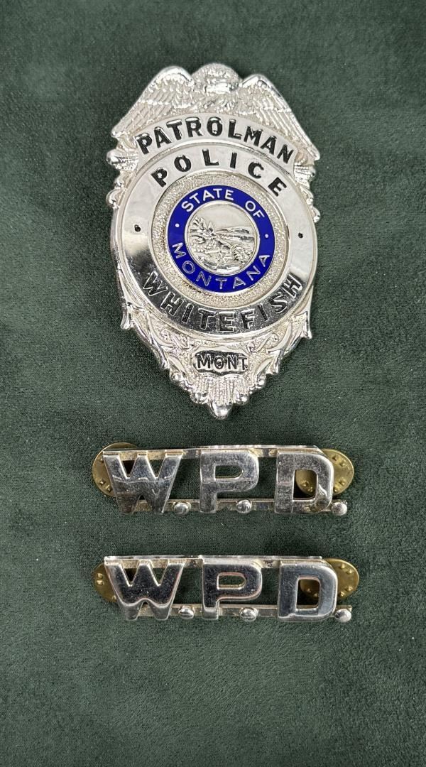 Whitefish Montana Police Badge