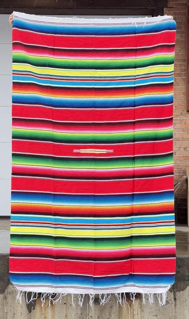 Mexican Serape Saltillo Blanket