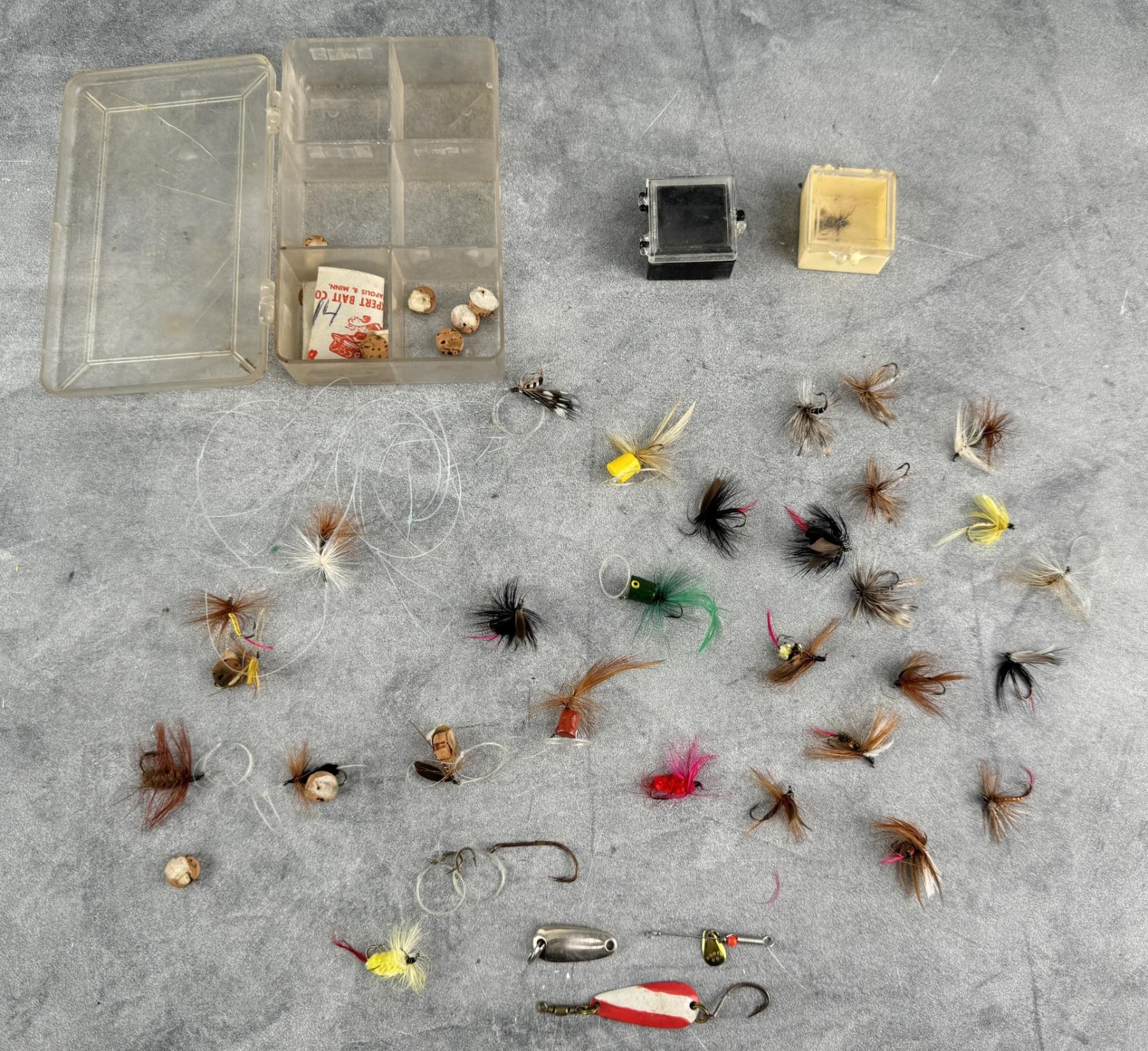Collection Of Montana Fishing Flies Jigs & Lures