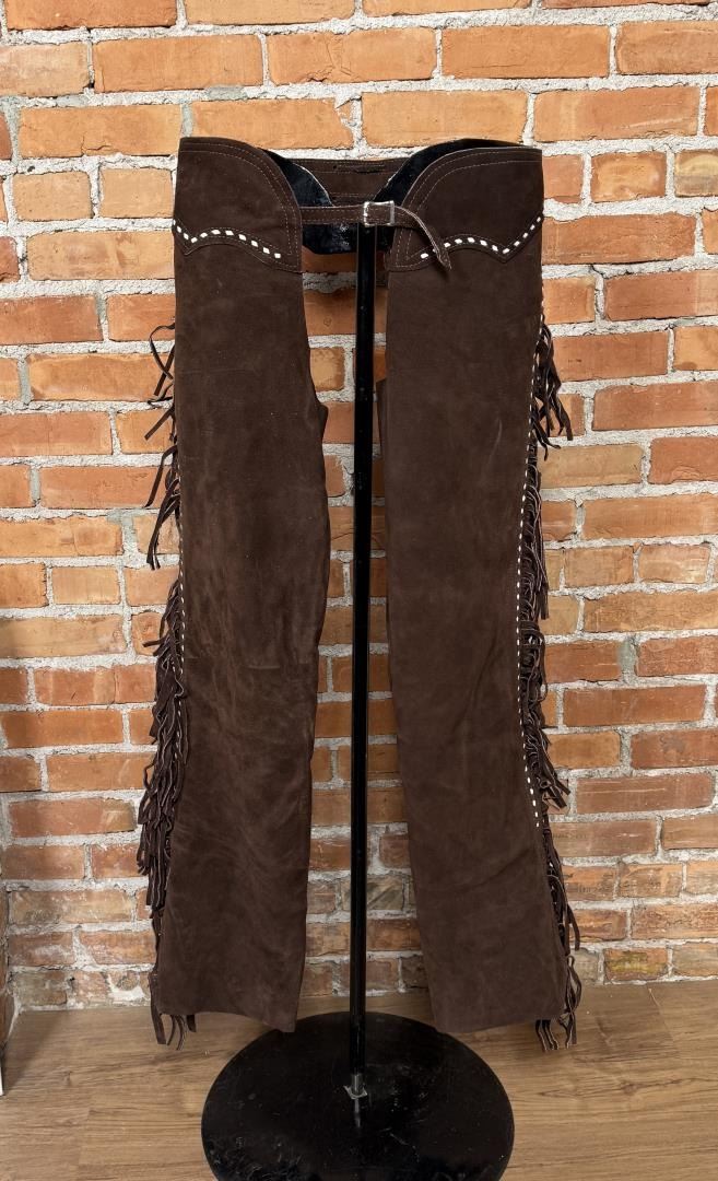 Suede Leather Cowboy Cowgirl Chaps
