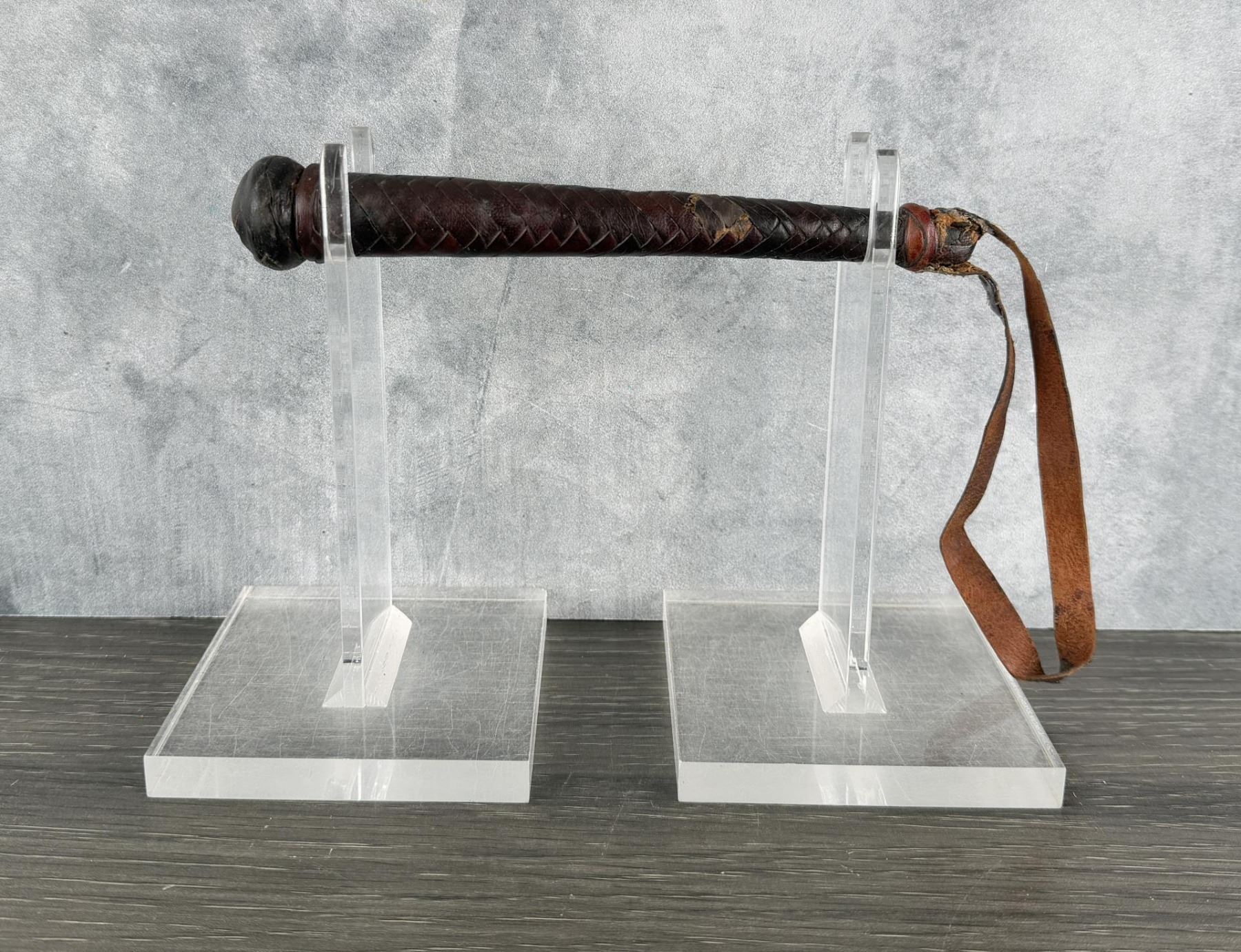 Police Officer Leather Billy Club Baton Sap