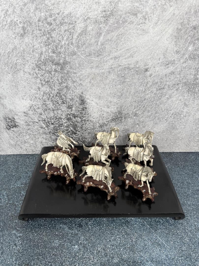 Carved Mu Wang Horses Montana Residents Only