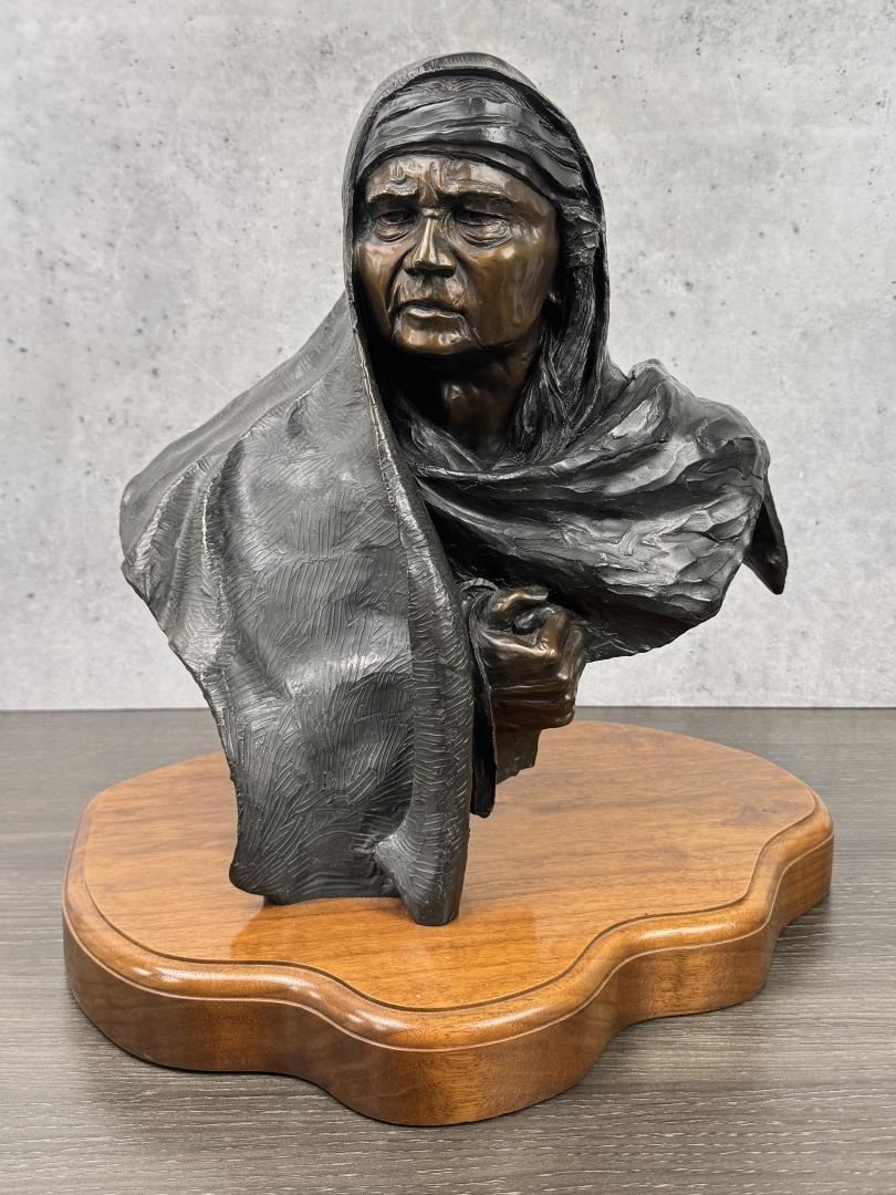 Michael Atkinson Native American Indian Bronze