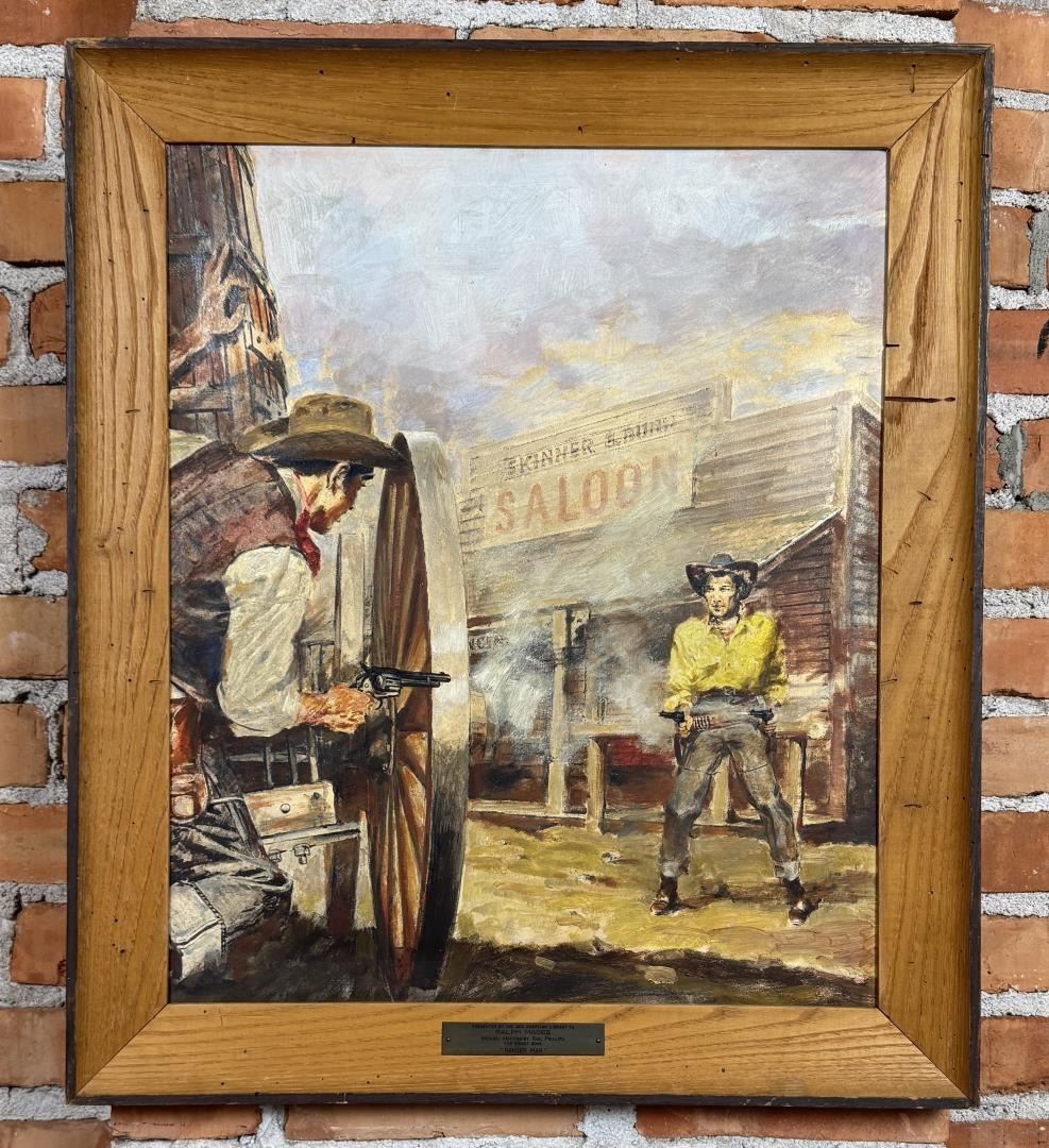 Gail Phillips Ranger Man Illustrated Oil Painting