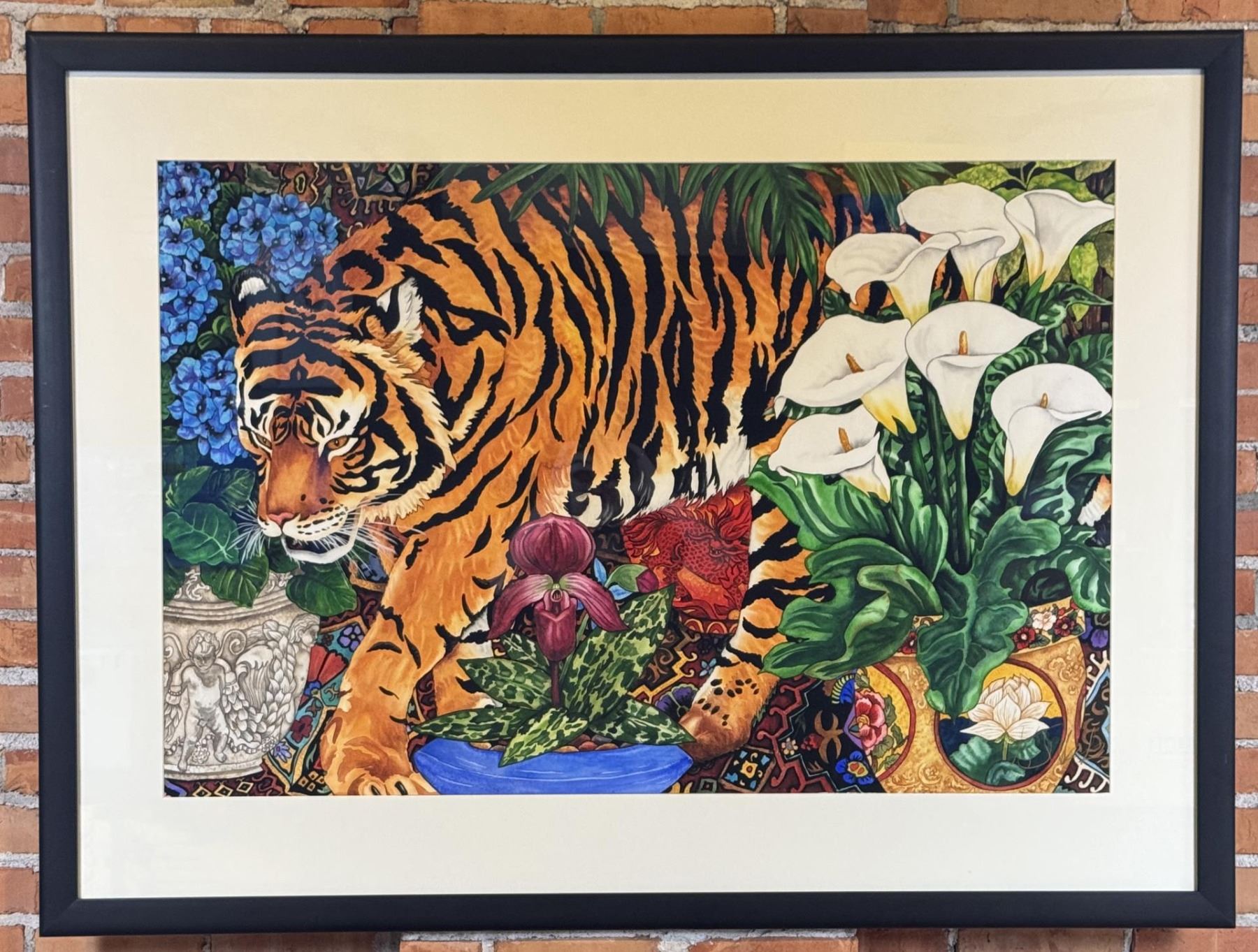 Kendahl Jan Jubb Montana Tiger Watercolor Painting