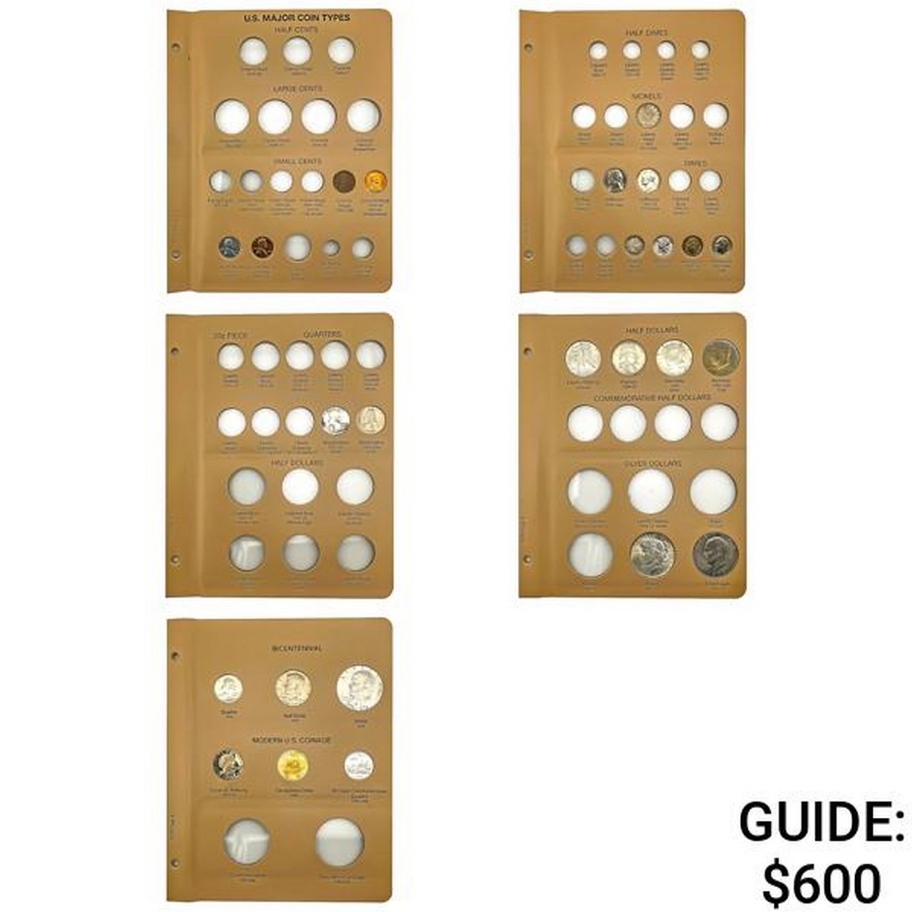 [25] 1883-2005 U.S. Major Type Coins Album