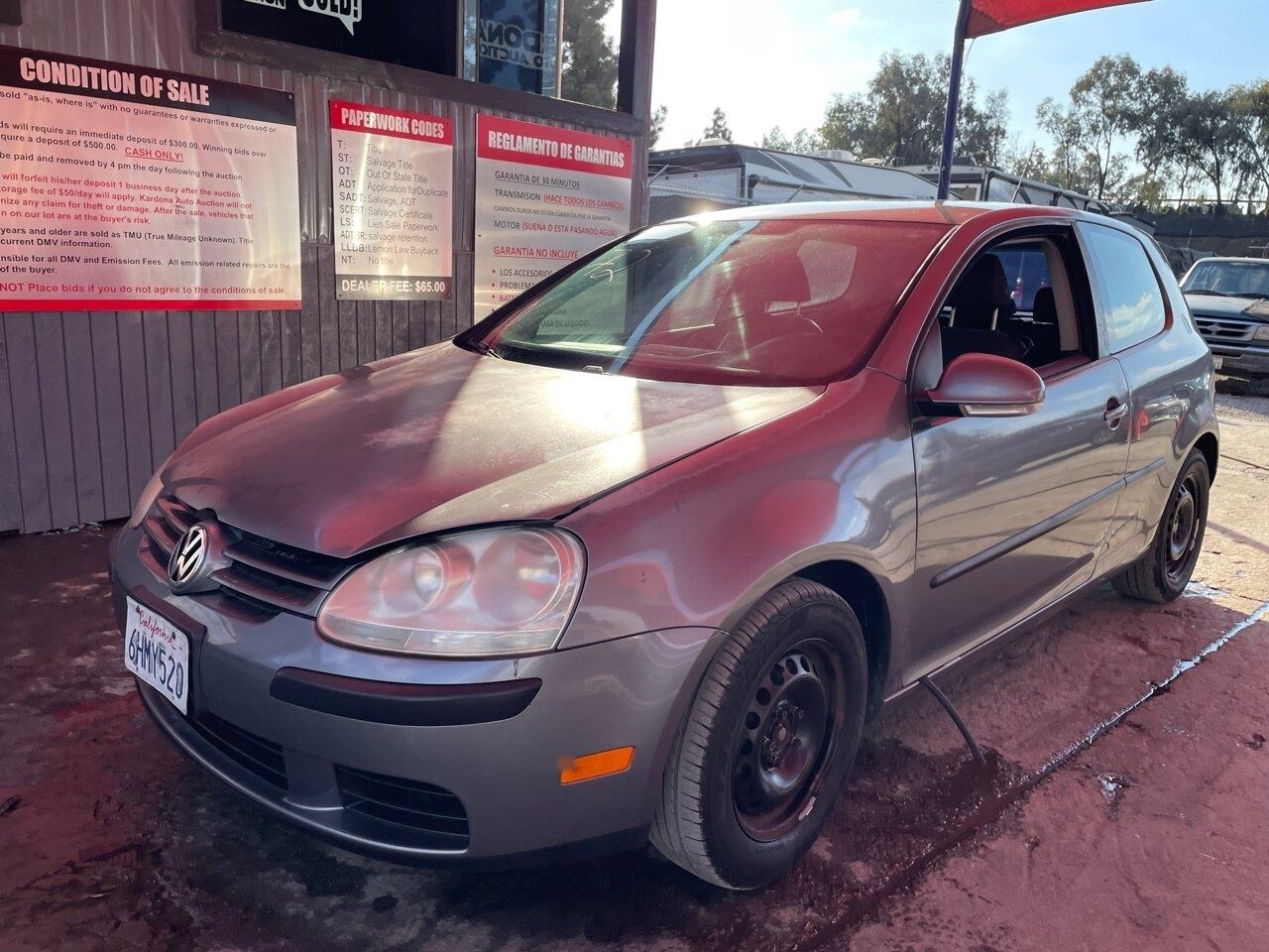 2008 VOLKSWAGEN RABBIT