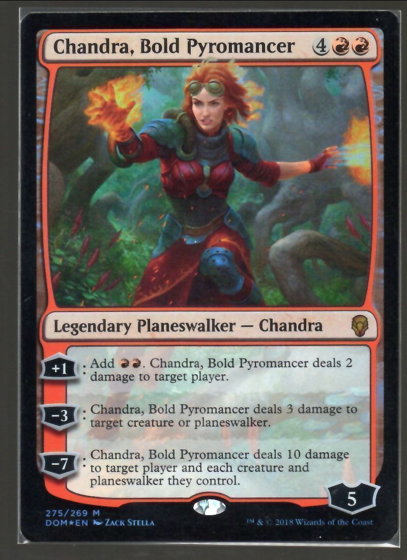 Magic The Gathering Chandra Bold Pyromancer FOIL Dominaria