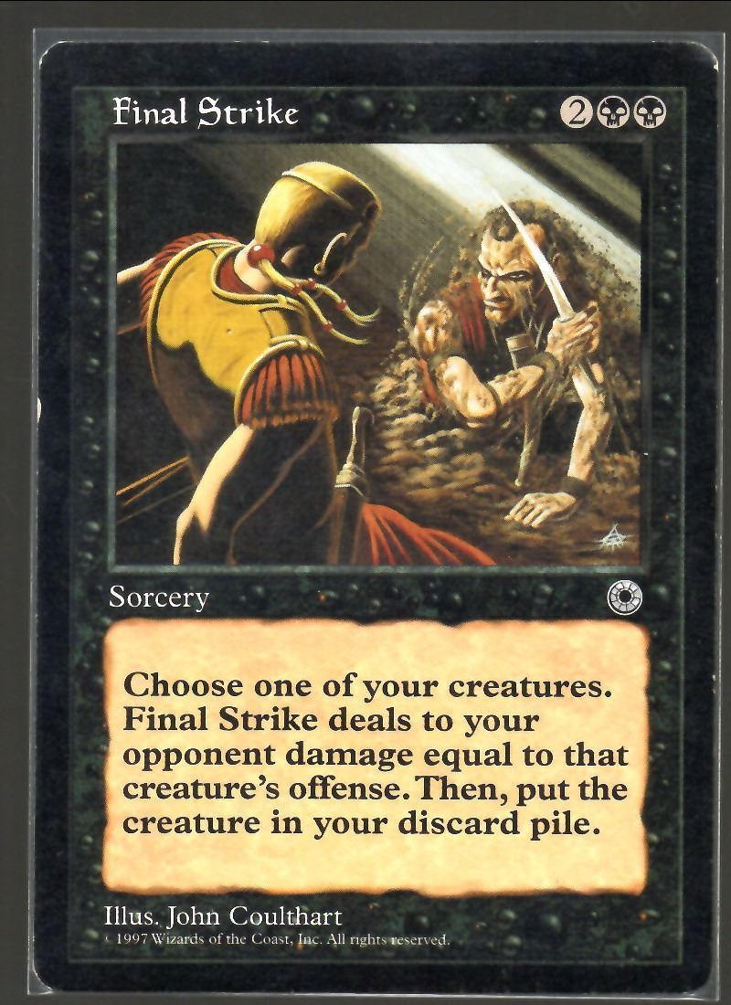 Magic The Gathering Final Strike Portal