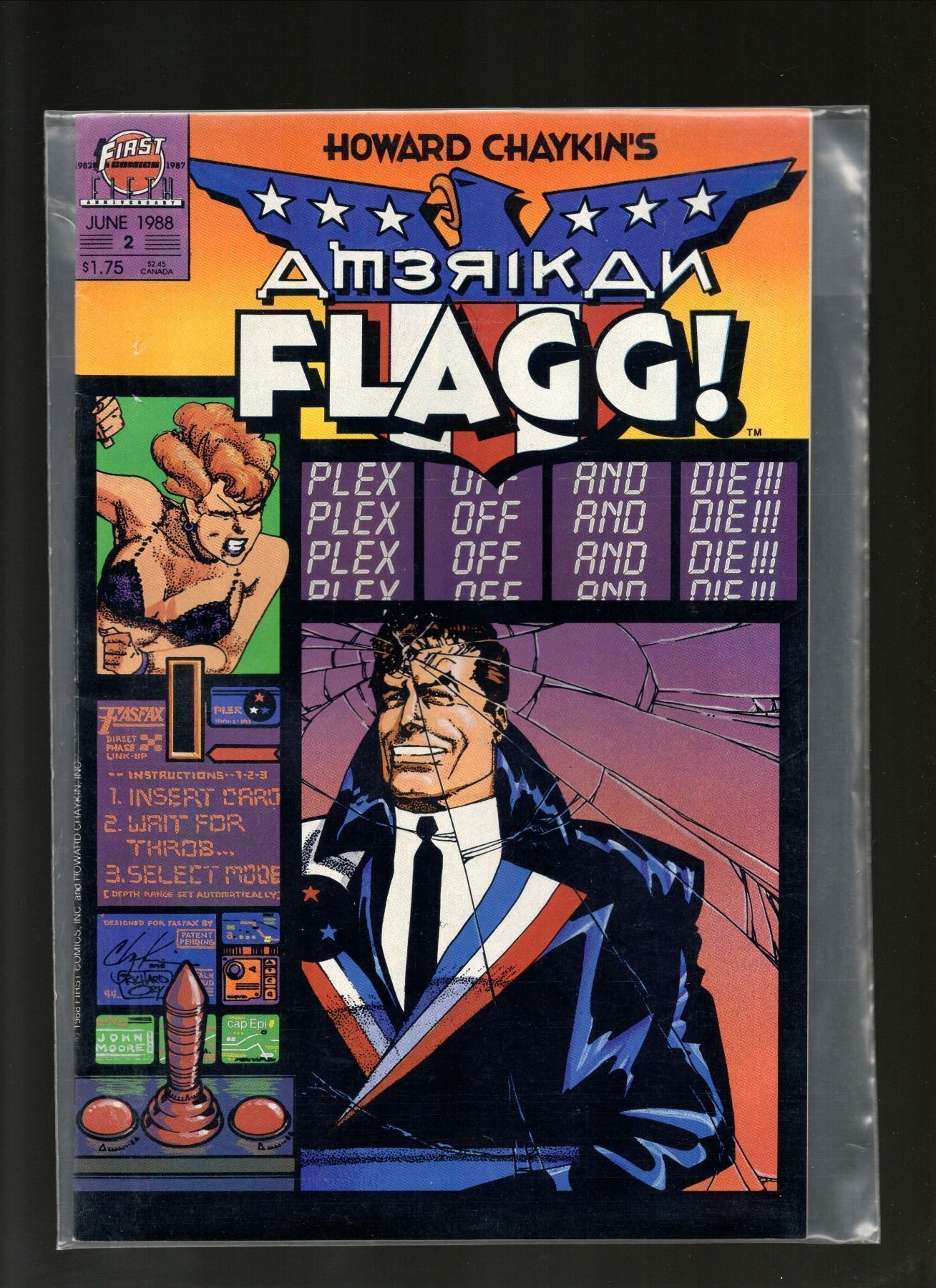 First Comics Amerikan Flagg #2