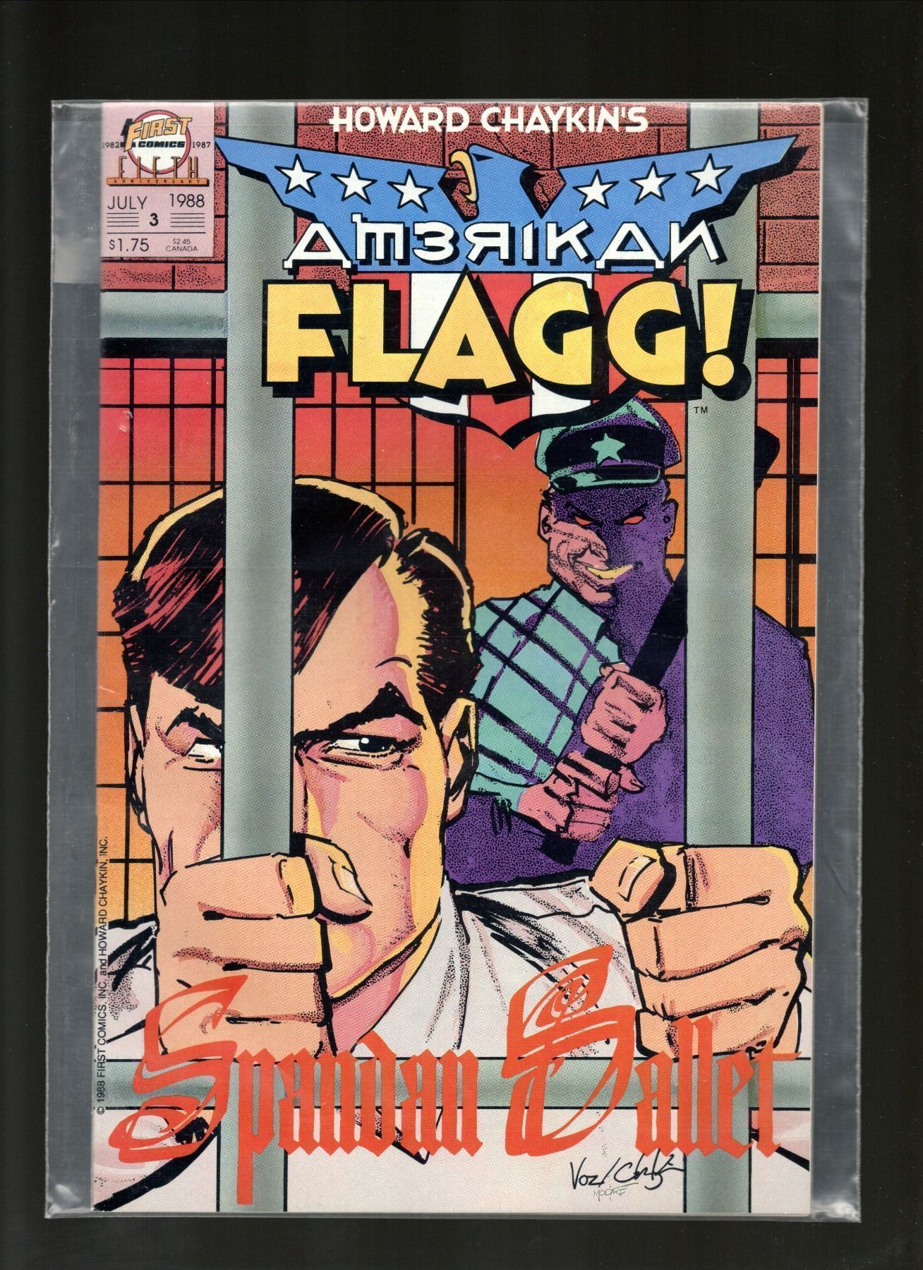 First Comics Amerikan Flagg #3